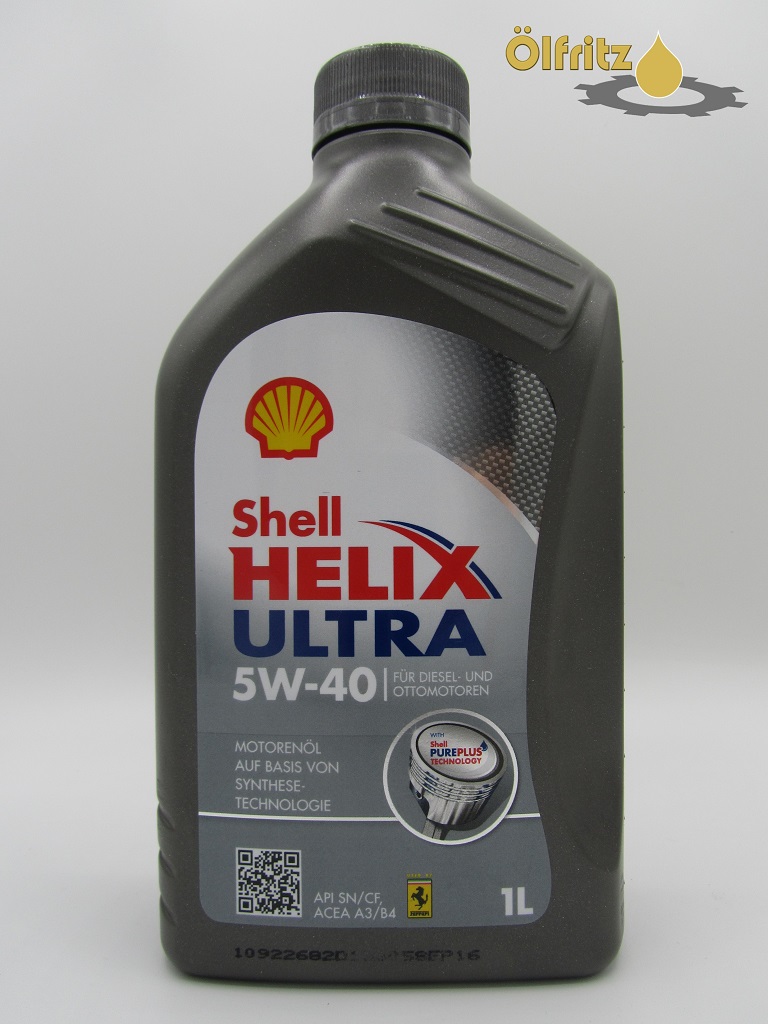 Shell Helix Ultra 5W-40, Motoröl, Ferrari, API SN/CF; ACEA A3/B3, A3/B4 ...